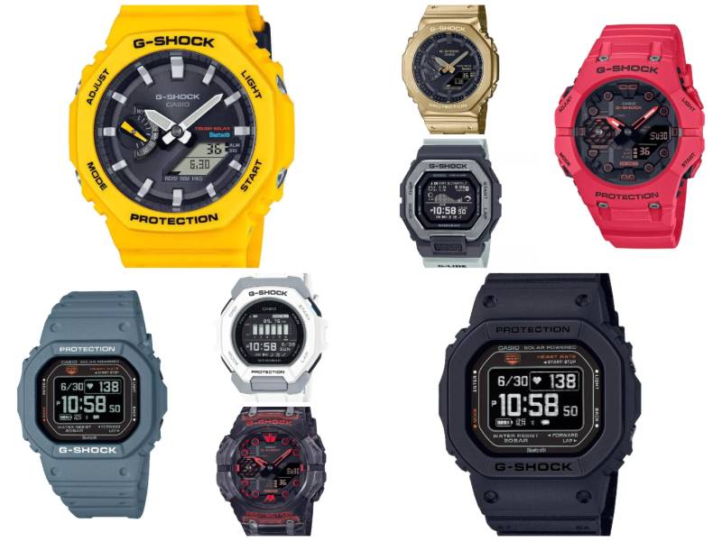 Top 8 des montres connectées G‑Shock : fonctions, autonomie