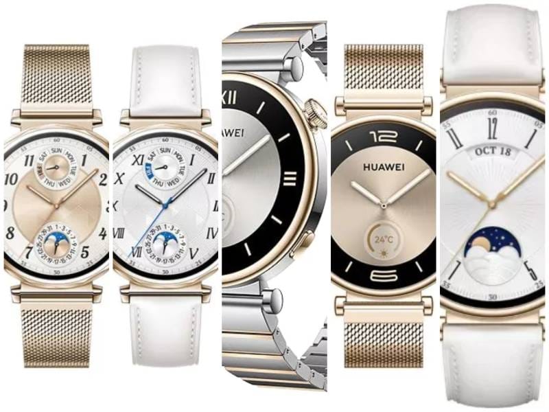 Comparatif de 5 Smartwatch Huawei pour Femme GT4 et GT5